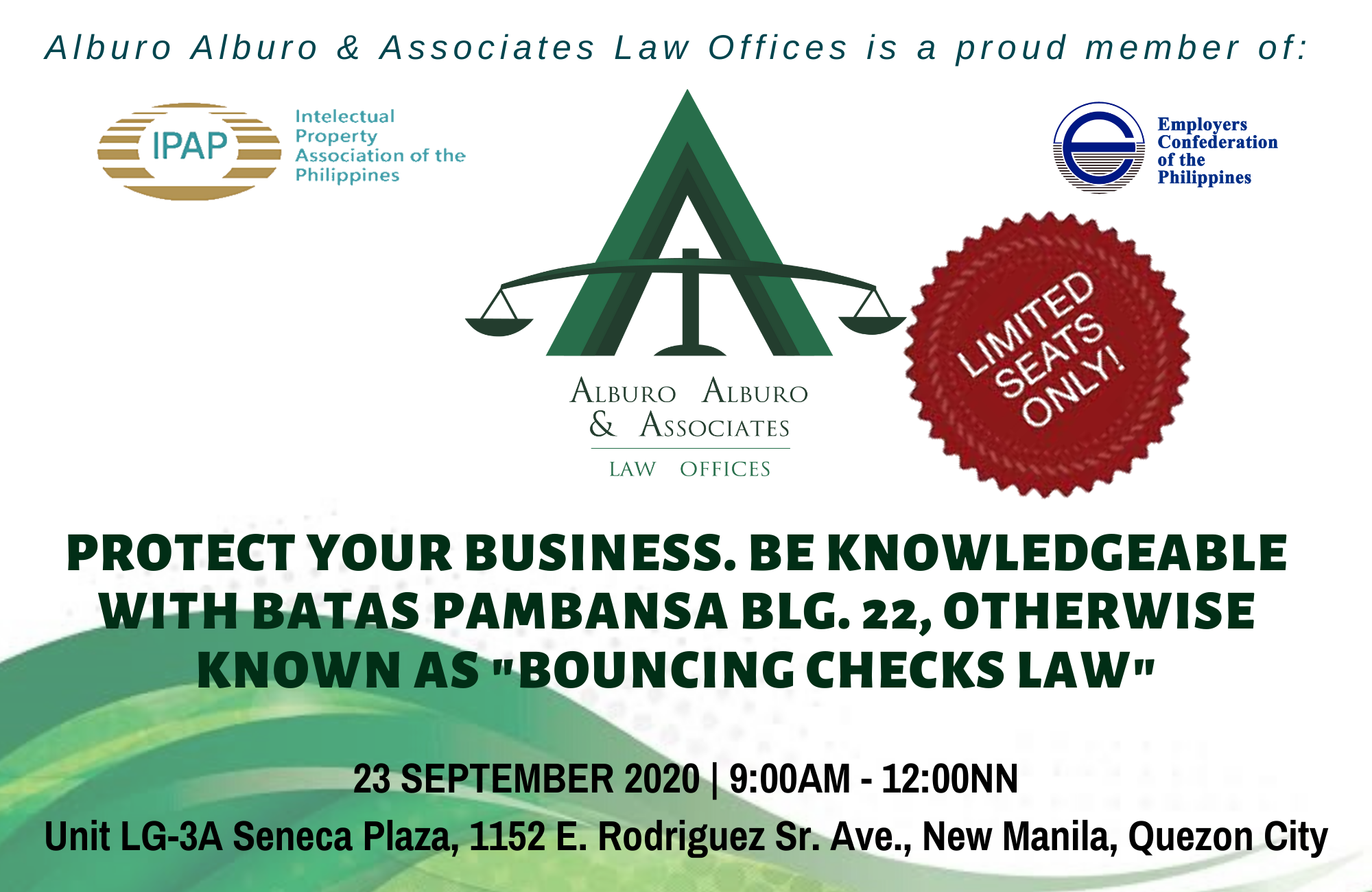 PROTECT YOUR BUSINESS. BE KNOWLEDGEABLE WITH BATAS PAMBANSA BLG. 22 ...