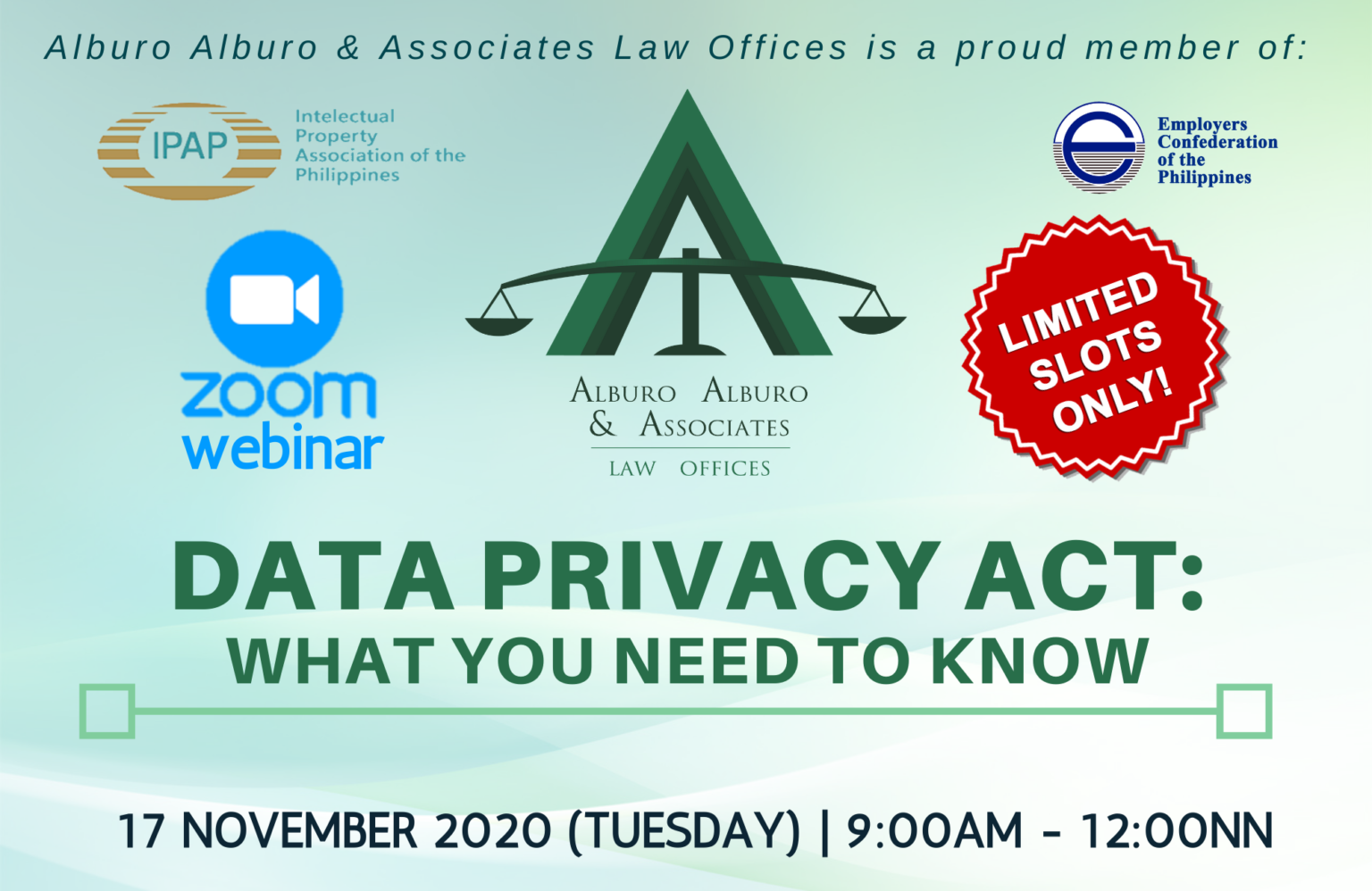 Data Privacy Act: What You Need to Know - ALBURO ALBURO AND ASSOCIATES ...