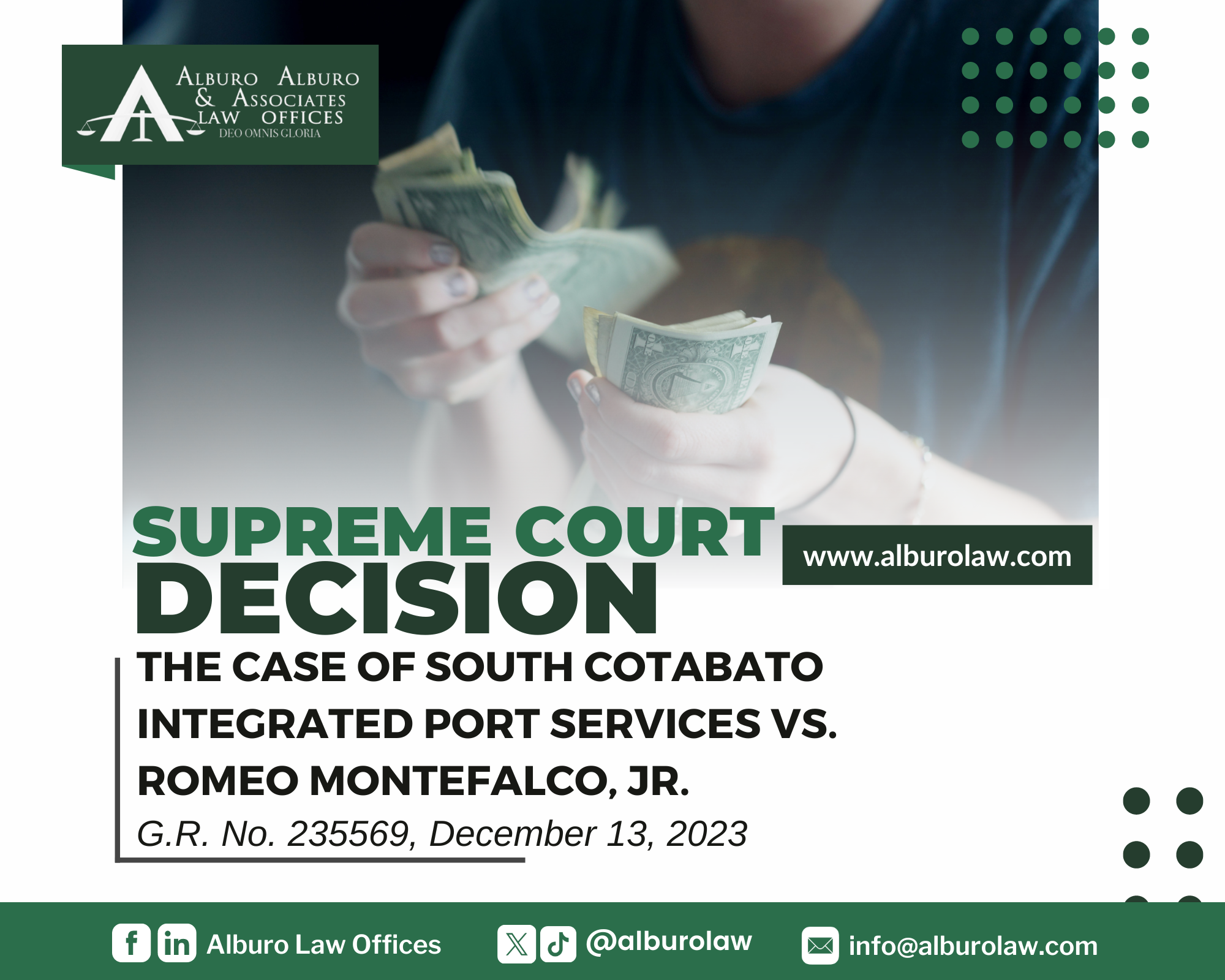 SUPREME COURT SAYS: EMPLOYER’S NON-REMITTANCE OF UNION DUES CONSTITUTES ...