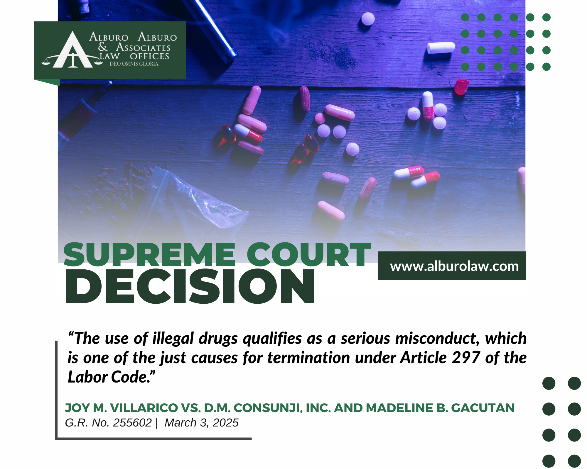 The Supreme Court Decides: The use of illegal drugs qualifies as a ...